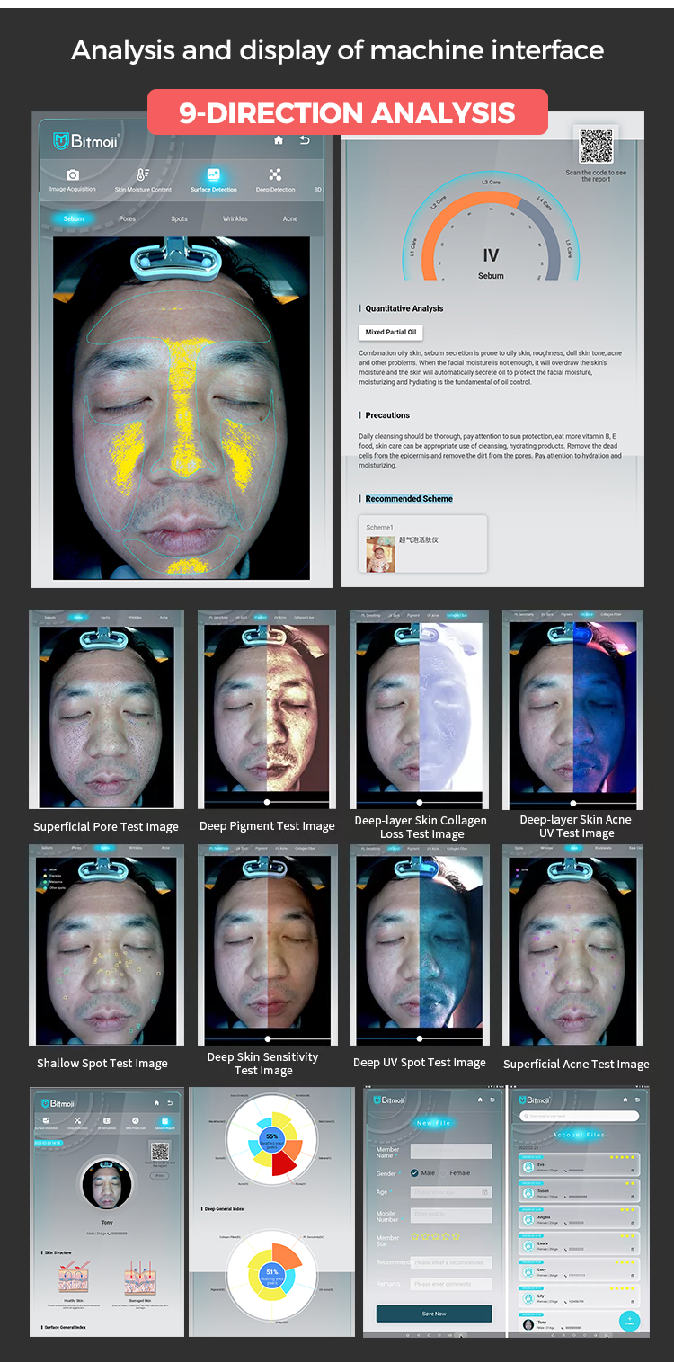 Facial Analysis Face Health Analysis Analyze Skin Analyzer from China Manufacturer - Beauty ...