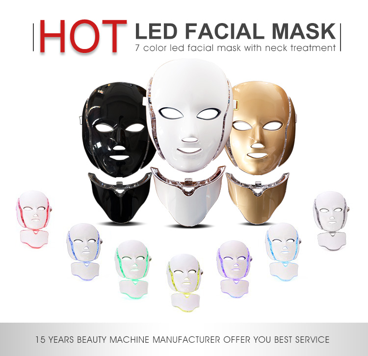 Multifunction 7 color led mask for wrinkles